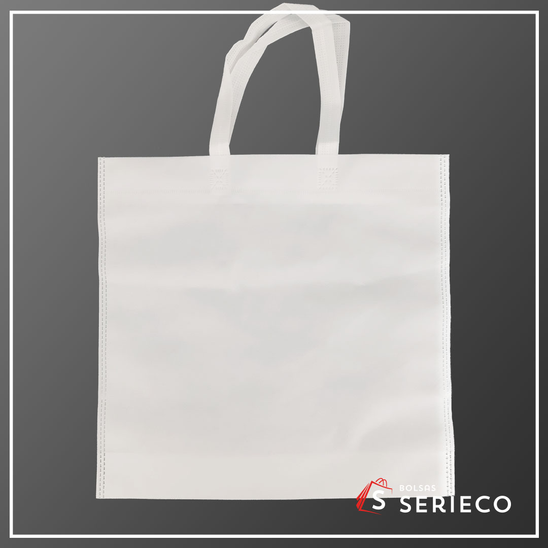 Bolsas lisas de friselina 30x30x10 asas - Pack x 50 unidades - Serieco Tienda