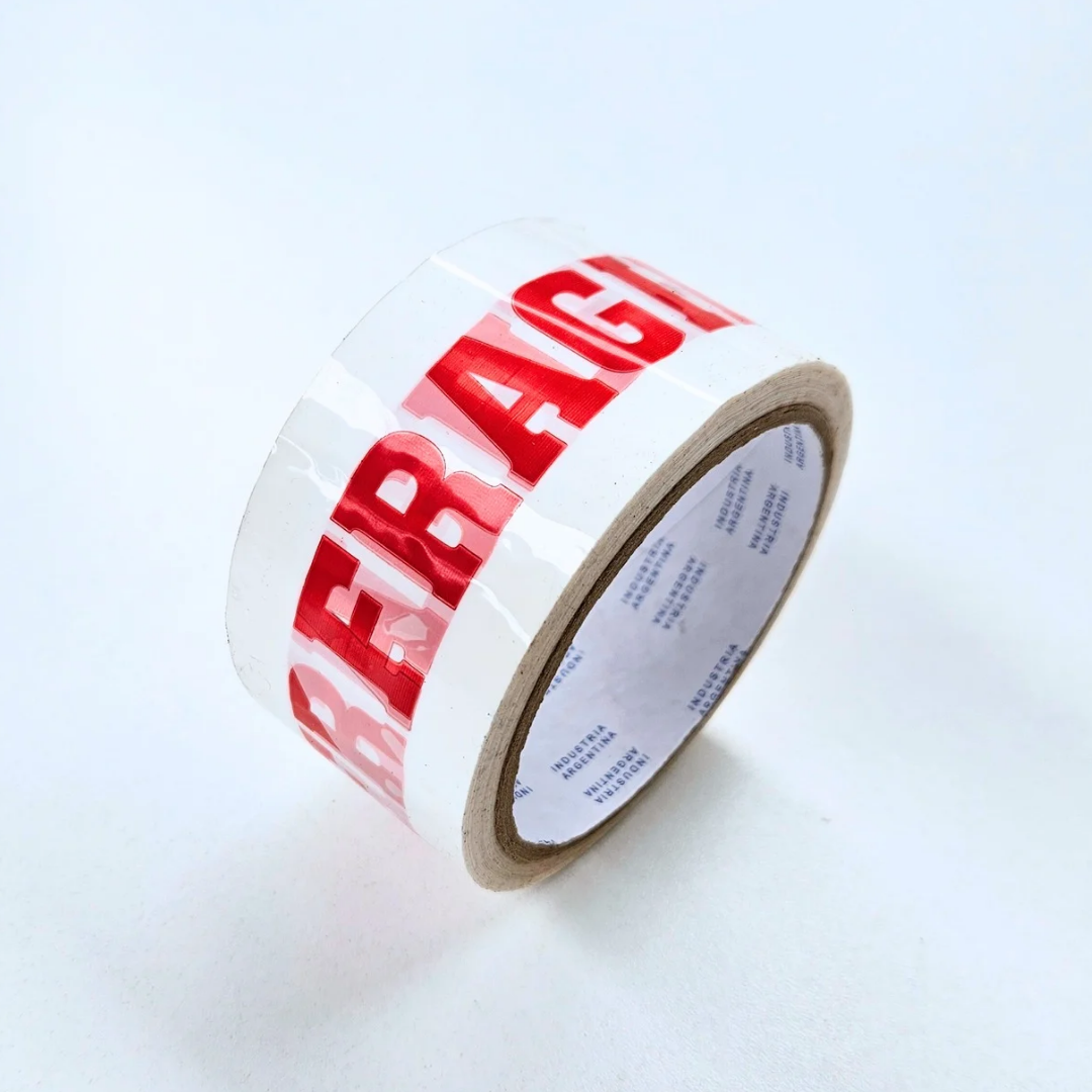 Cinta de Embalaje 48x40 Frágil Adhesiva (1 unidad) - Serieco Tienda